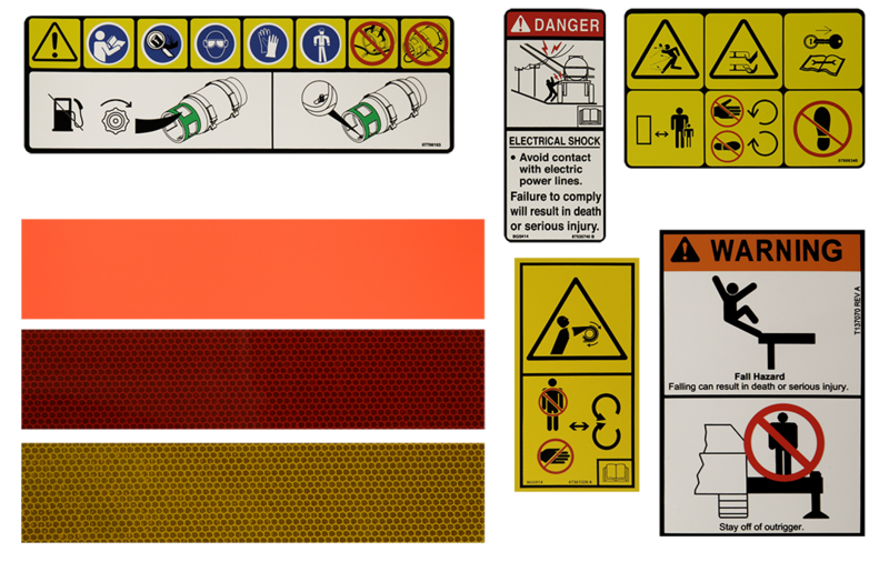 Informational/Functional Decals | Burlington Graphic Systems, Inc ...
