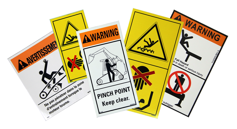 Informational/Functional Decals | Burlington Graphic Systems, Inc ...