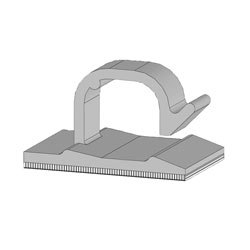 Adhesive Backed Wire and Cable Clip | Volt Industrial Plastics
