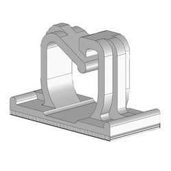 Adhesive Backed Wire and Cable Clip | Volt Industrial Plastics