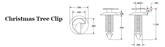 Christmas Tree Clip | Volt Industrial Plastics