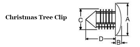 Christmas Tree Clip | Volt Industrial Plastics