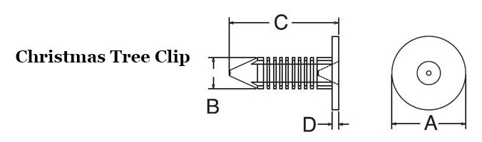 Christmas Tree Clip | Volt Industrial Plastics