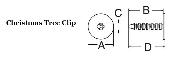 Christmas Tree Clip | Volt Industrial Plastics