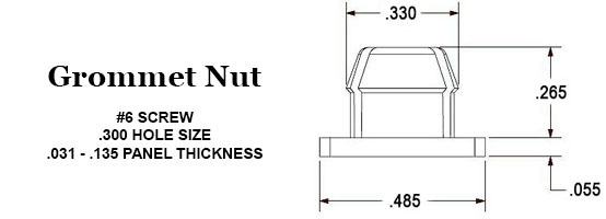Grommet Nut | E&T Fasteners, Inc.