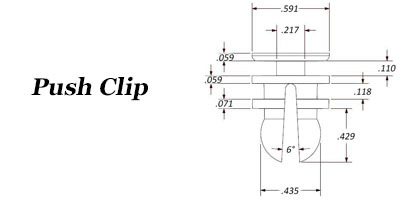 Push Clip | Volt Industrial Plastics