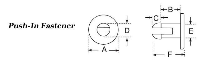 Push-In Fasteners | Volt Industrial Plastics