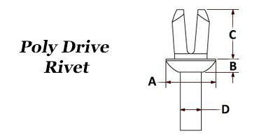 Poly Drive Rivet | Volt Industrial Plastics