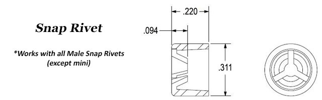 Snap Rivet | Volt Industrial Plastics