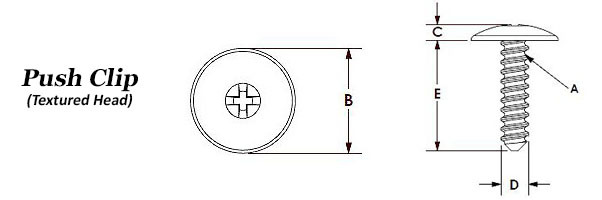 Push Clip | Volt Industrial Plastics