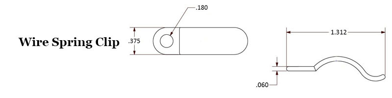 Wire Spring Clip | Volt Industrial Plastics