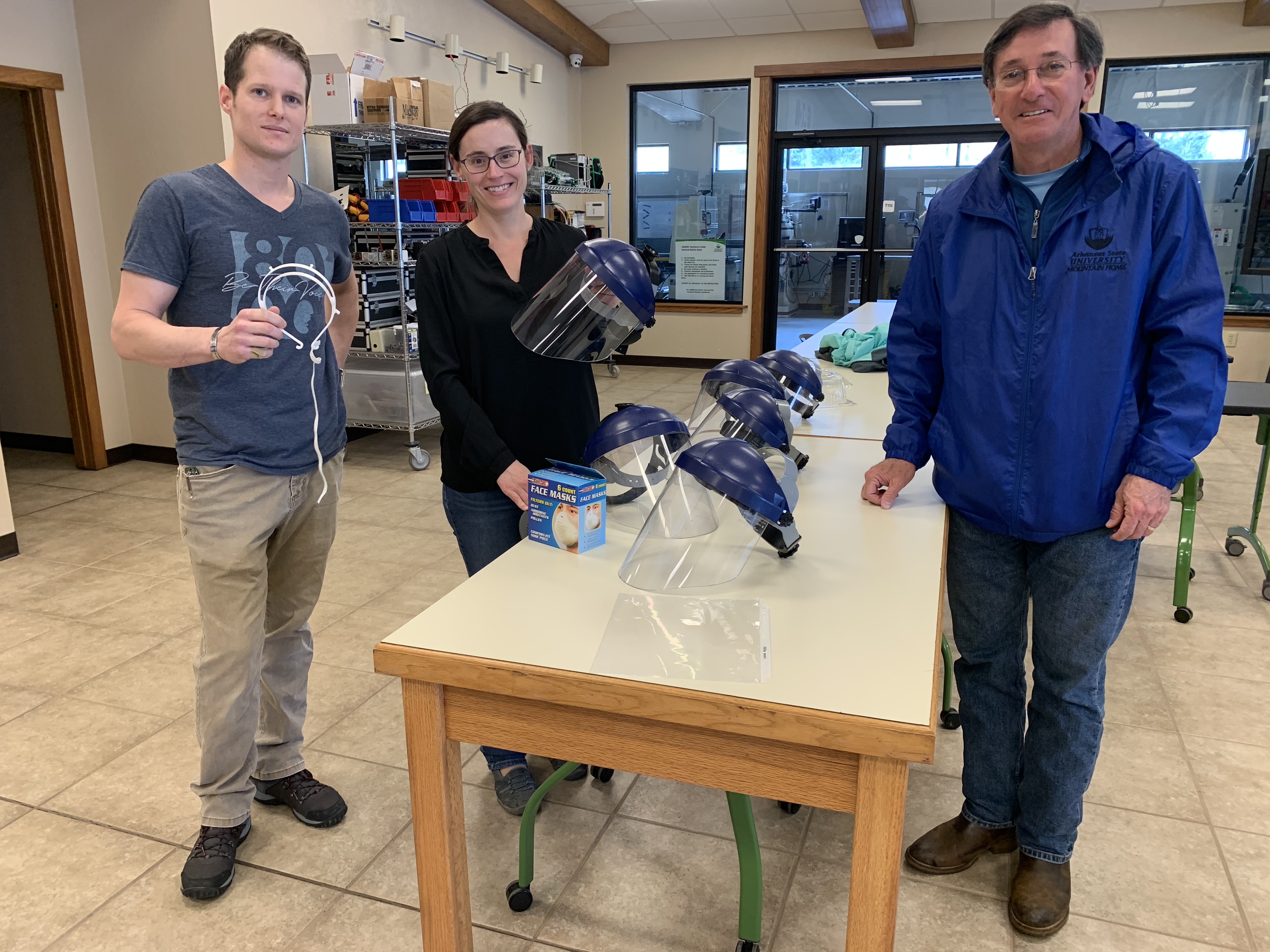 ASUMH teams up with physician and others to create PPE Shields ...