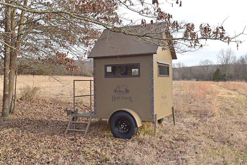 Homemade Hunting Blind On Trailer - Homemade Ftempo