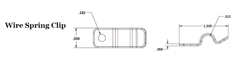 Wire Spring Clip | Volt Industrial Plastics