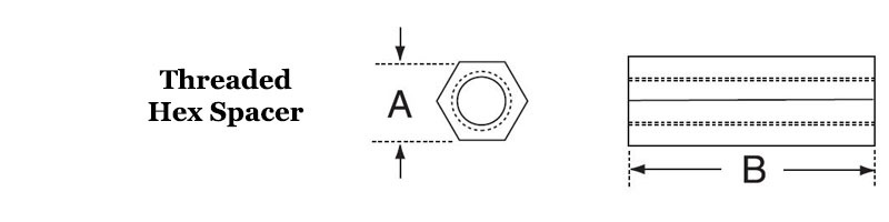 Threaded Hex Spacers | Volt Industrial Plastics