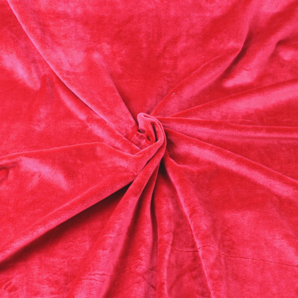 60 Mdg Slinky Minky Solids Red | Marshall Dry Goods Company