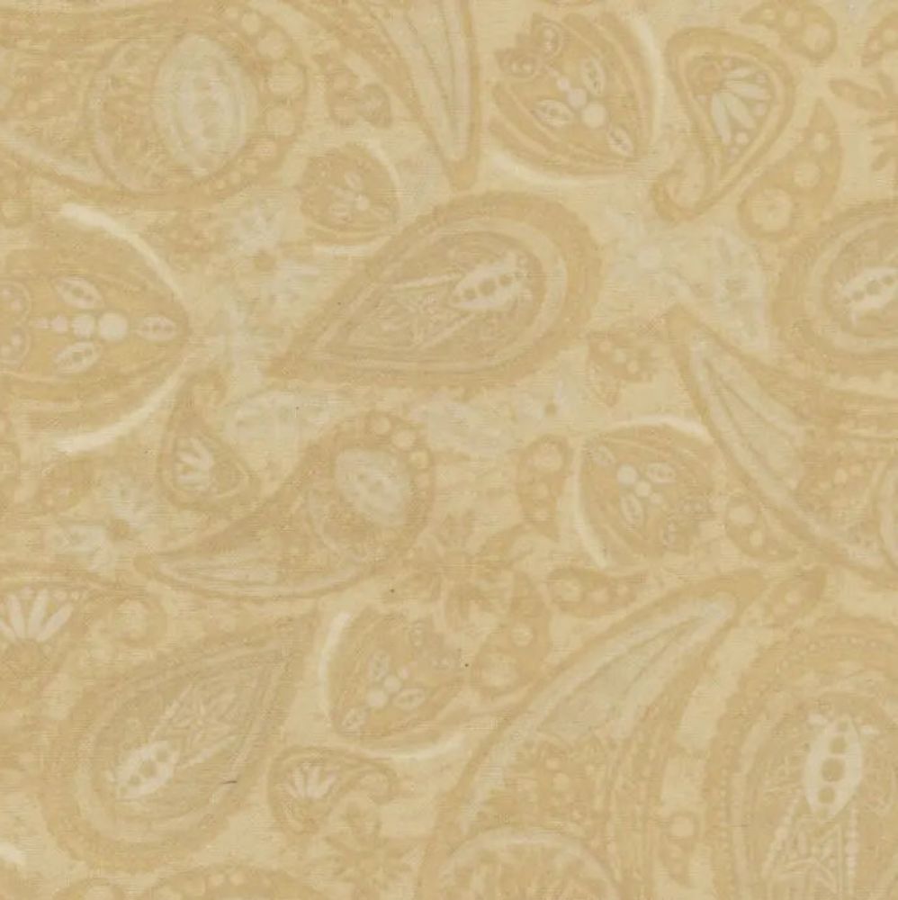 108 Flannel Perfect Paisley Almond Buff | Marshall Dry Goods Company