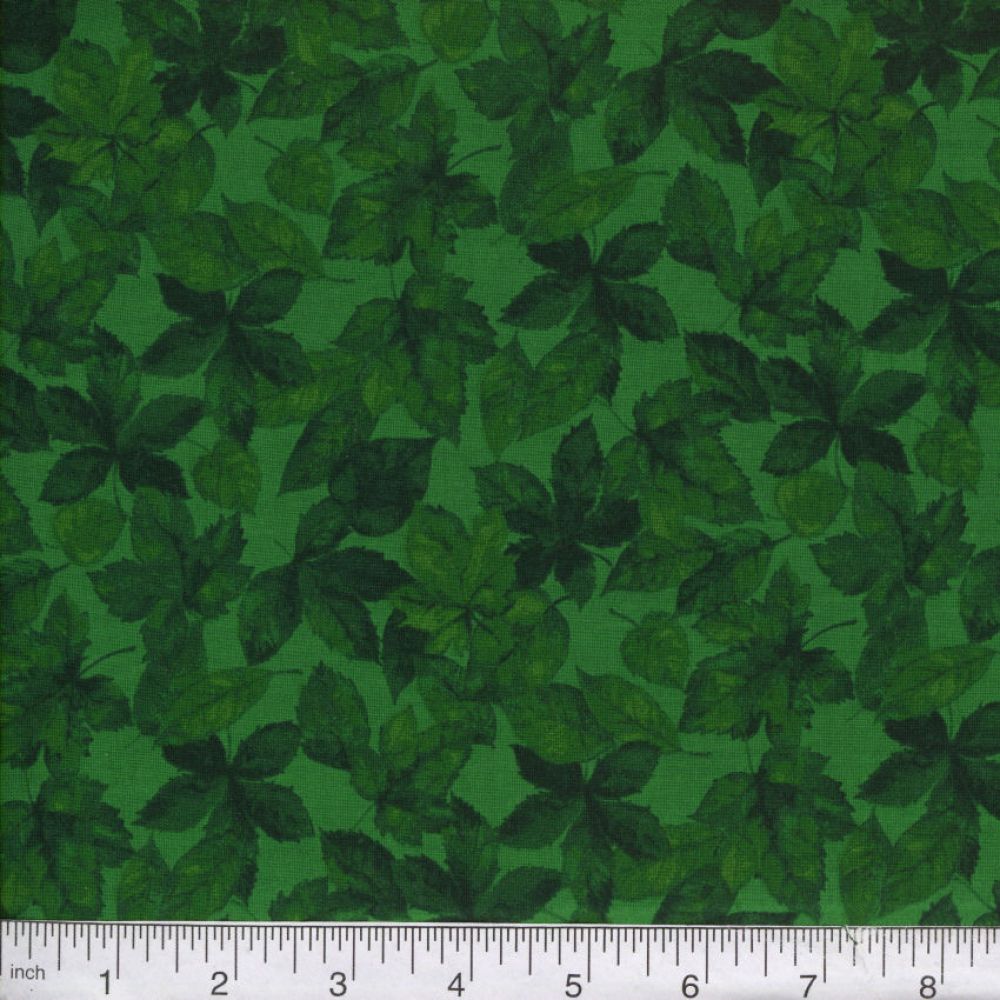 Bolt 45 Harvest Leaves Tonal Green 15 Yards 265 Yd | Marshall Dry Goods ...
