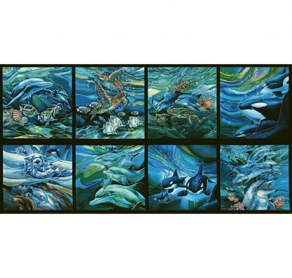 45 Robert Kaufman North American Wildlife Digital 24 Panel | Marshall ...