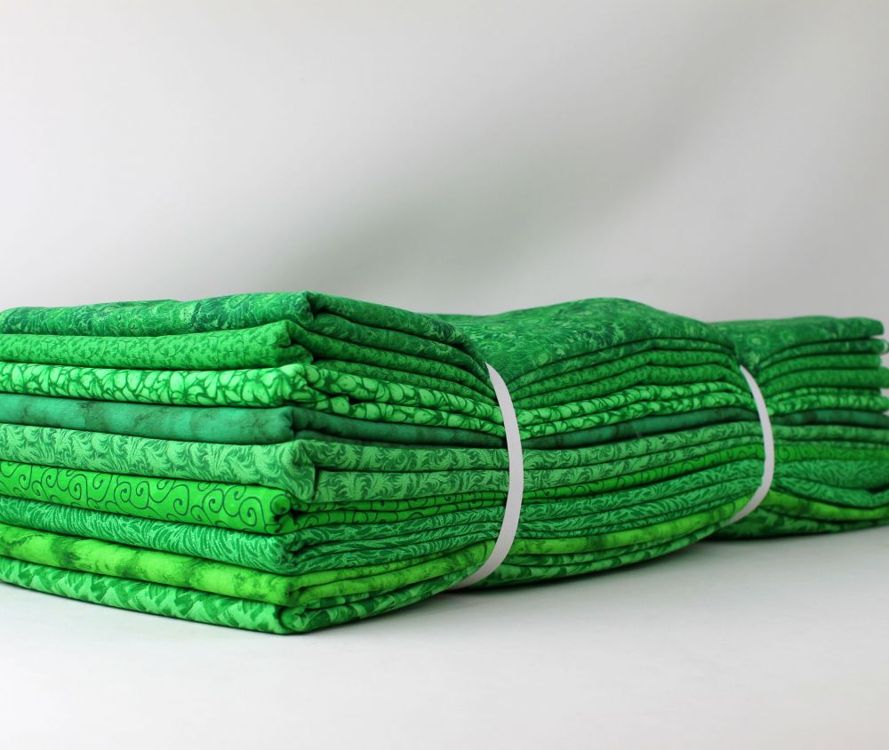 54 Yards 1 Bundle 45 Color Groups Green 265 Per Yard | Marshall Dry ...