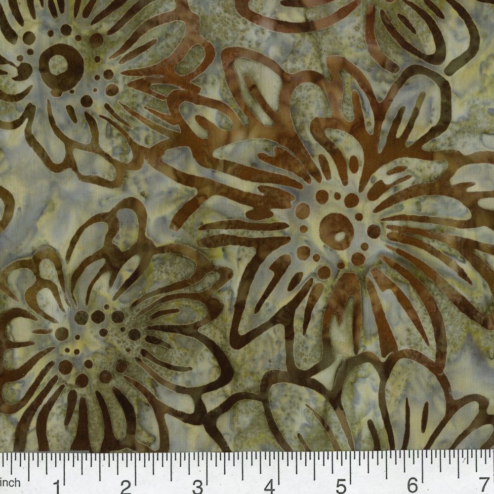 45 Premium Hand Stamped Batiks Eternal Blossom | Marshall Dry Goods Company