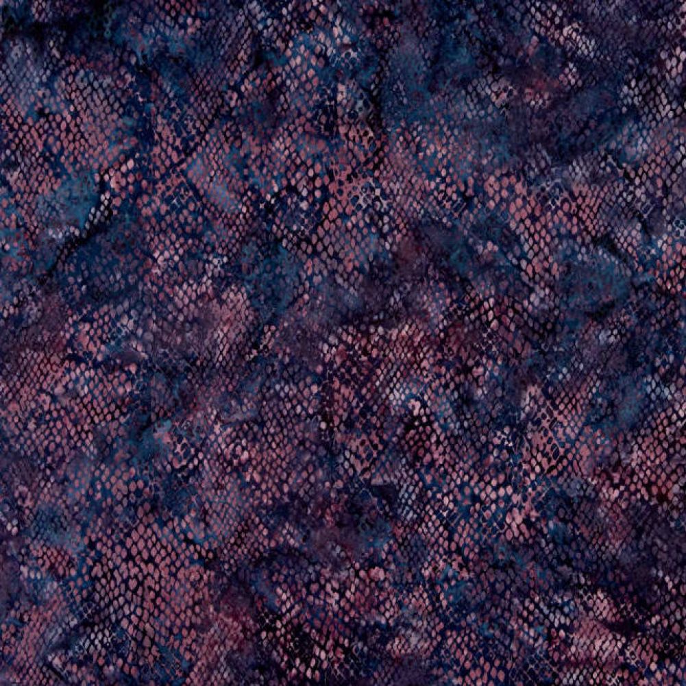 45 Island Batiks Snake Skin Blackberry | Marshall Dry Goods Company