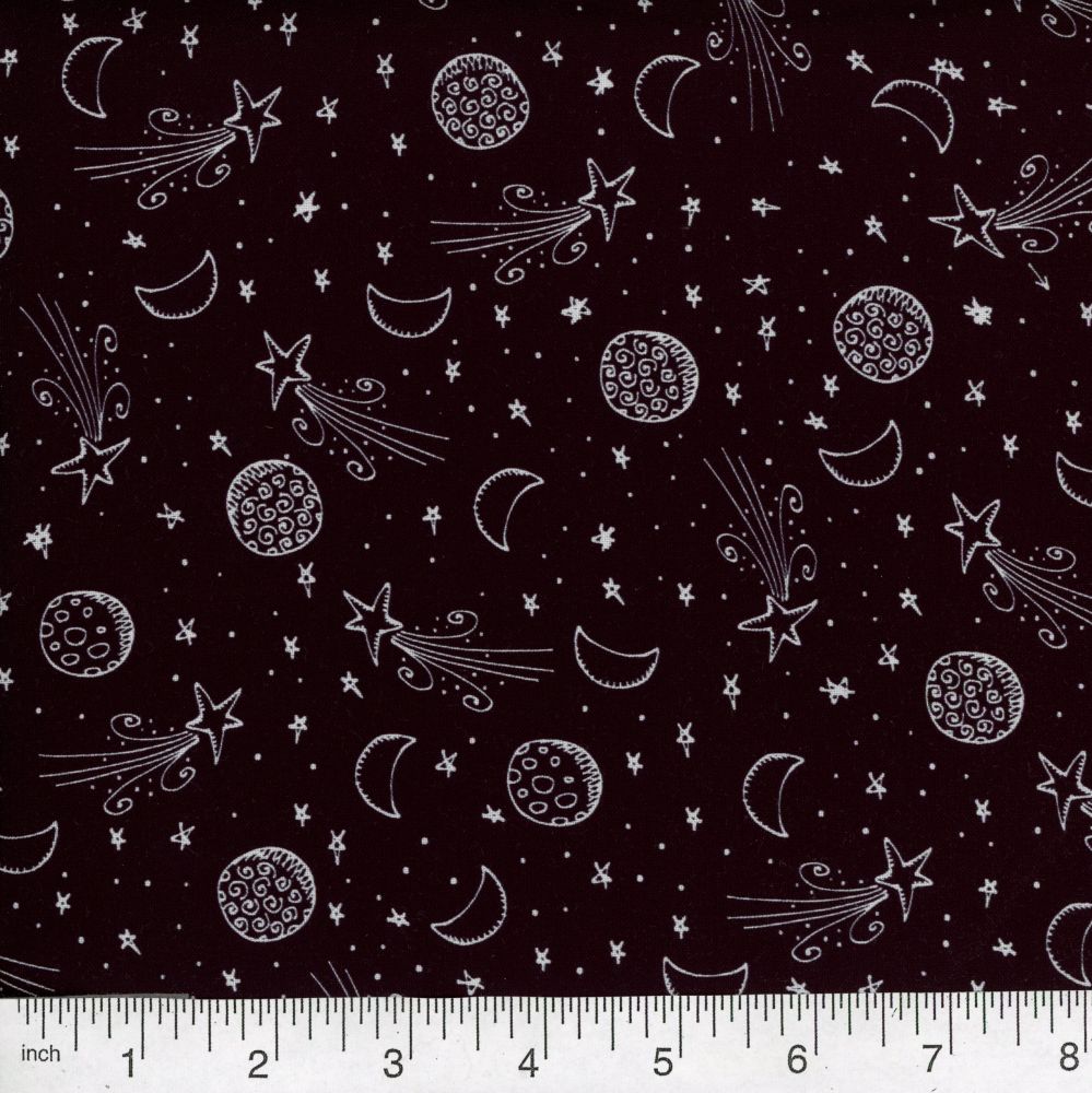 Bolt 45 Out In Space Black Digital 395 Yd 12 Yards | Marshall Dry Goods ...