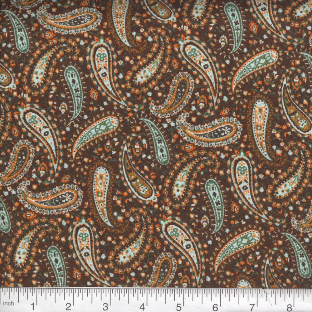 45 Blazin Bandana Chocolate | Marshall Dry Goods Company