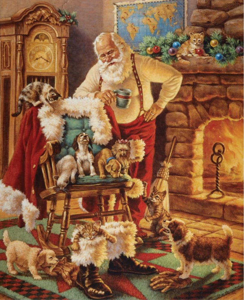 45 Riley Blake A Classic Christmas Santa And Friends | Marshall Dry ...