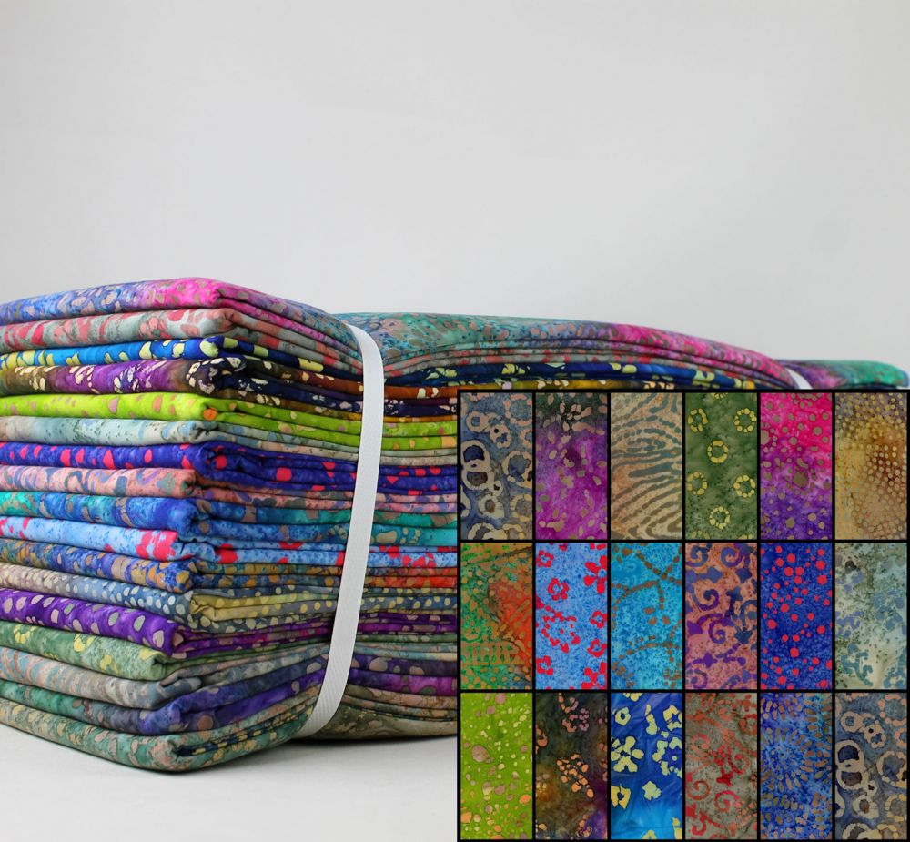 Bundle 45 Quilters Batiks 1 102 Yards 265 Yd | Marshall Dry Goods Company