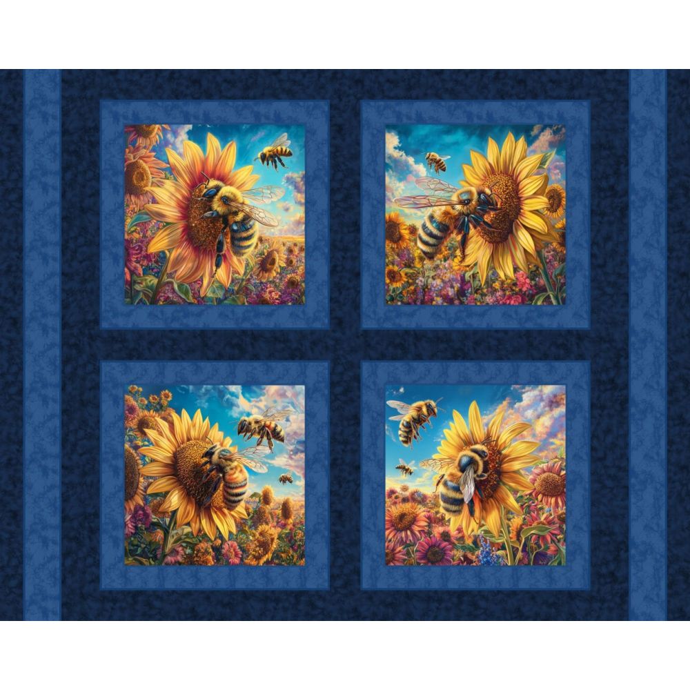 Bolt 45 Honey Bee Panel Digital 395 Yd 10 Yards | Marshall Dry Goods ...