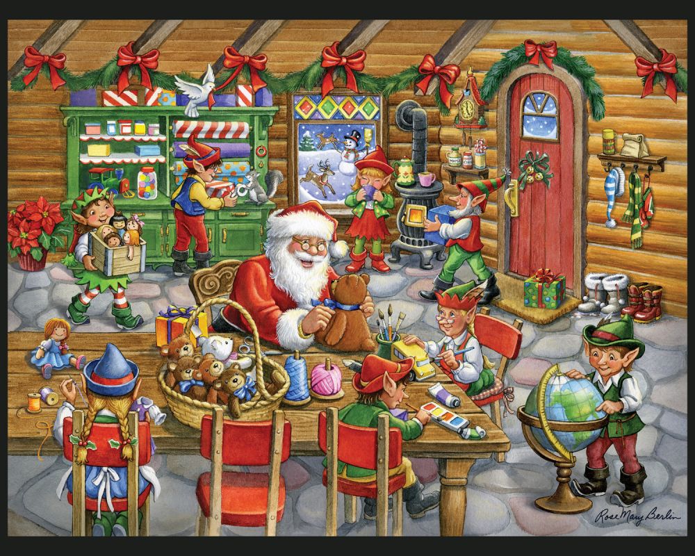 45 Santas Toy Shop Panel | Marshall Dry Goods Company